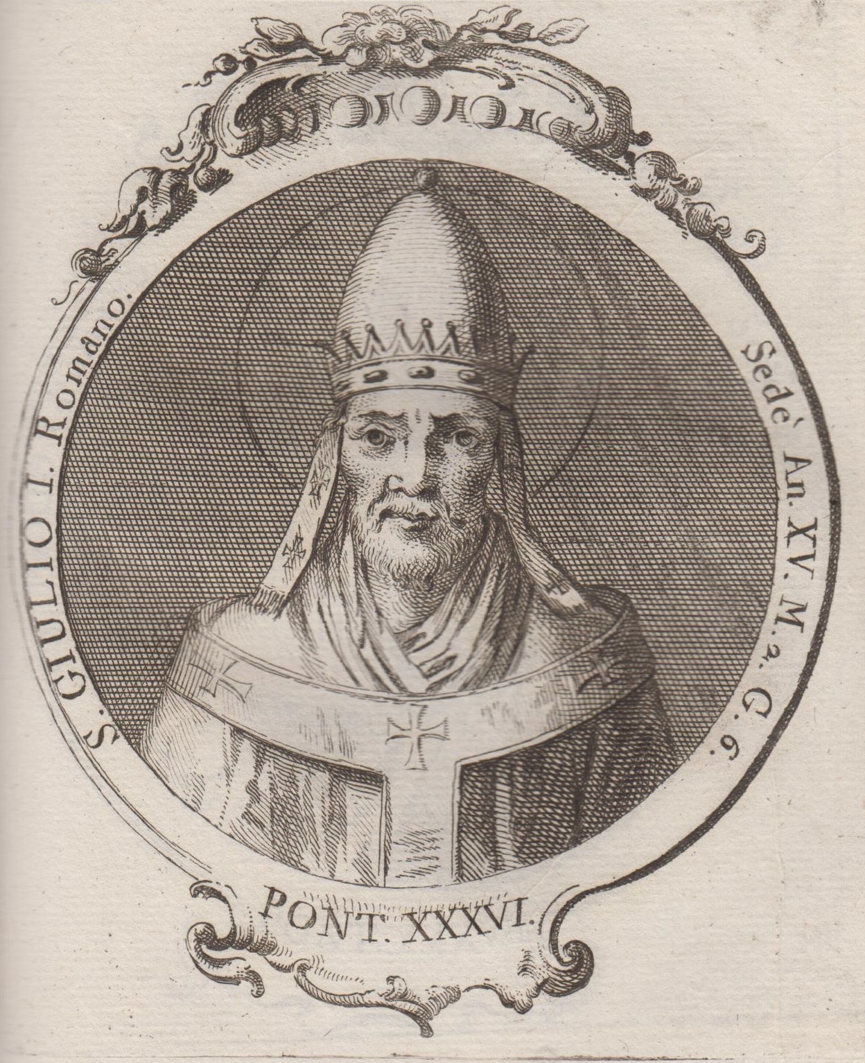 Los primeros Papas hasta Dámaso retratos de los Papas hasta 1.775