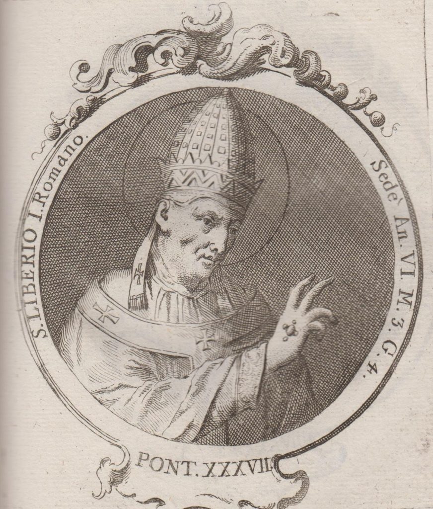 Los primeros Papas hasta Dámaso retratos de los Papas hasta 1.775